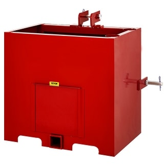 VEVOR 3 Point Ballast Box 800lbs Capacity Hitch Strong Heavy Duty Steel ...