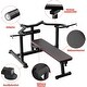 Zenova Bench Press Set Chest Press Machine with Independent Converging ...
