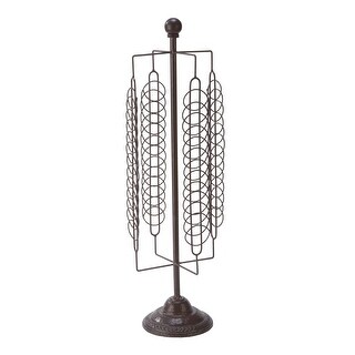 25" Brown Spinning Card Holder or Display Stand - Bed Bath & Beyond ...