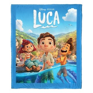 Disney Pixar Luca Poster Silk Touch Throw Blanket - Bed Bath & Beyond ...