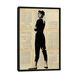 iCanvas "Audrey Hepburn" by Dane Shue Framed Canvas Print - Bed Bath ...