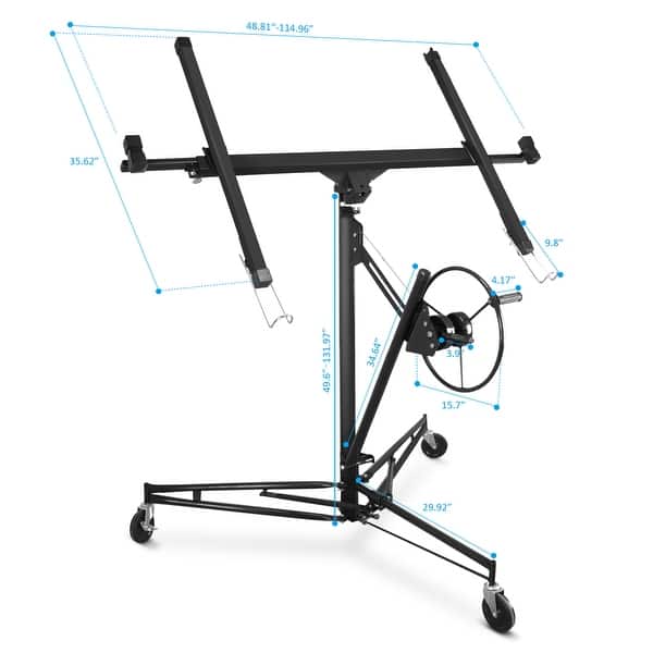 ARKSEN Adjustable Drywall Panel Lift Dry Wall Panel Hoist Lockable ...