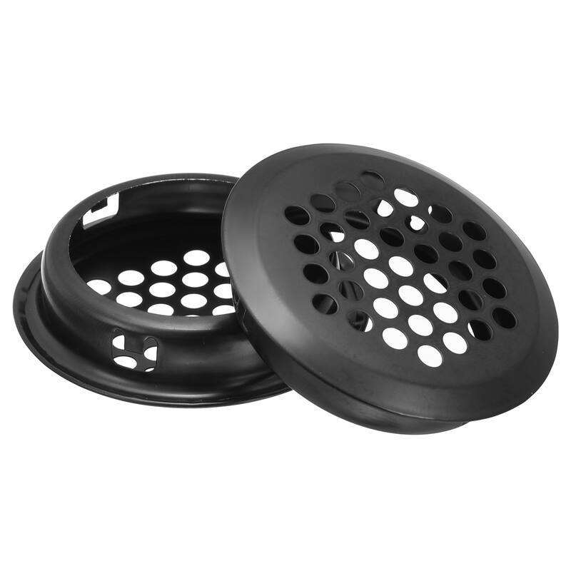 35mm Circular Soffit Vent, 20pcs Stainless Steel Round Air Vents, Black ...