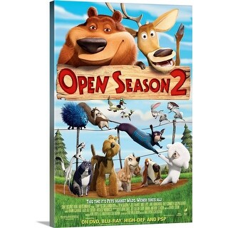"Open Season 2 - Movie Poster" Canvas Wall Art - Bed Bath & Beyond ...