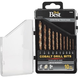 Mibro/GS 10Pc Cobalt Bit Set 499861DB Unit: EACH - Bed Bath & Beyond ...