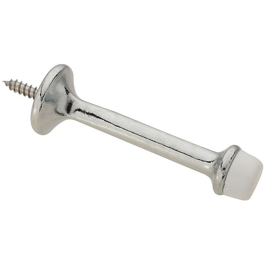 National Hardware N273-581 Rigid Door Stop, Chrome, 3" - White - Bed ...