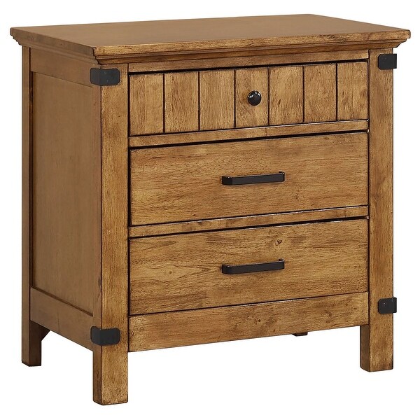 Hammond 3-Drawer Nightstand (26 in. H x 24 in. W x 18 in. D) - On Sale ...