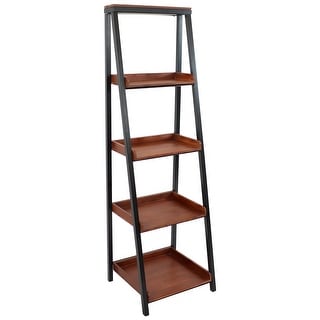 Indoor 4-Tier Leaning Ladder Shelf - 59.75" H - Bed Bath & Beyond ...