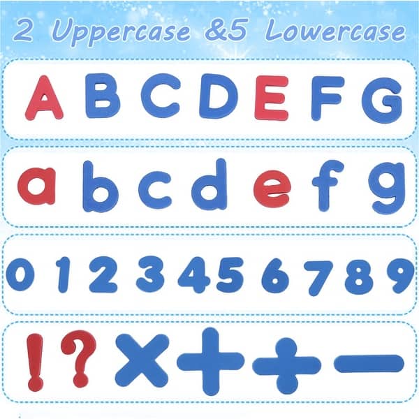 Magnetic Letters Set - Classroom Educational Alphabet Magnets Kit - Bed ...