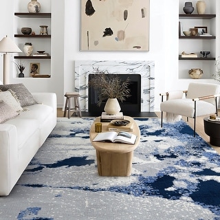 Area Rugs for Living Room, Modern Abstract Design, 9*12ft, 8*10ft, 5 ...