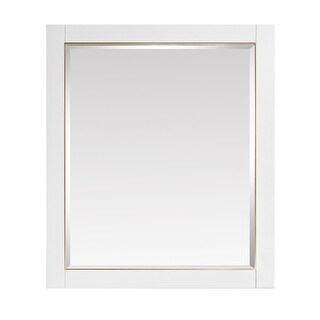 Avanity Allie 32" x 28" Framed Bathroom Mirror - Bed Bath & Beyond ...