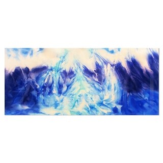 Designart 'Blue Life' Abstract Metal Wall Art - Bed Bath & Beyond ...
