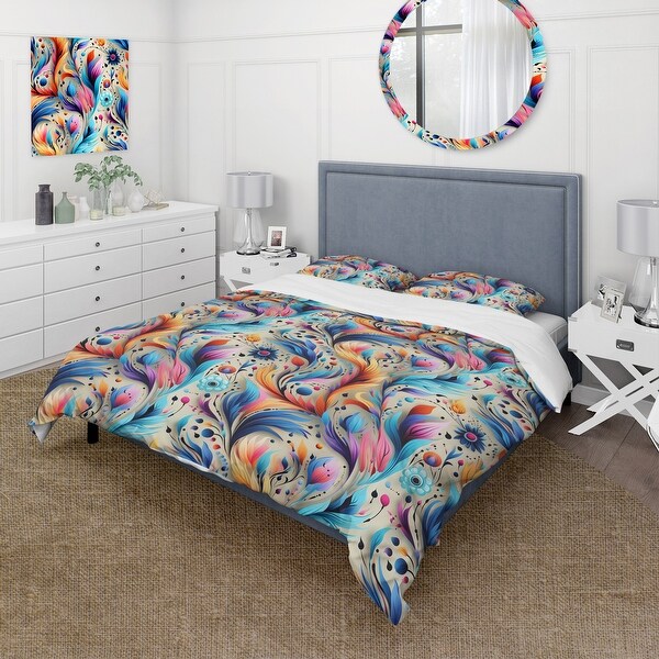 Boho Quilt Set, Cotton Quilt Bedding Set with 3 Piece - Bed Bath ...
