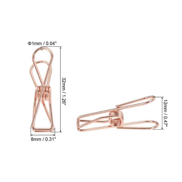 Small Metal Wire Clip Multi-Purpose Bag Clamp for Home Office Kitchen ...