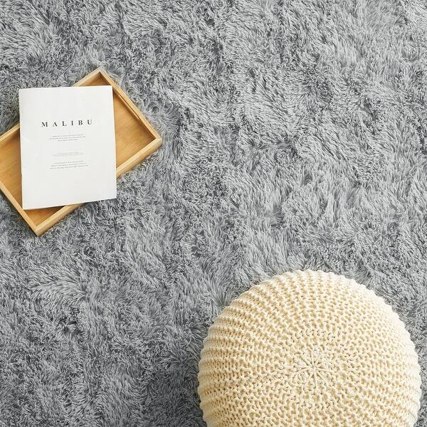 Modern Fluffy Area Rug, Shaggy Rugs for Bedroom,4' x 6' - 2' x 3' Oval ...