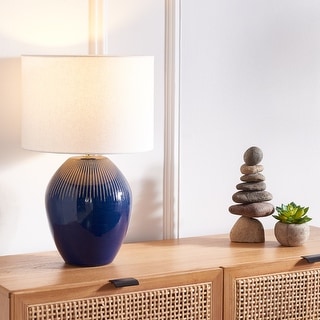 SAFAVIEH Lighting Laredo 20-inch Table Lamp - 13 in. W x 13 in. D x 20 ...