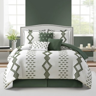 Nanshing Lucien 7 Piece Geometric Comforter Set - Bed Bath & Beyond ...