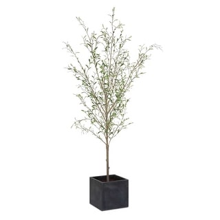 Uttermost 60240 Abundance 91" Tall Olive Tree Artificial Plant in a ...