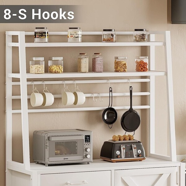 Microwave and coffee pot stand store