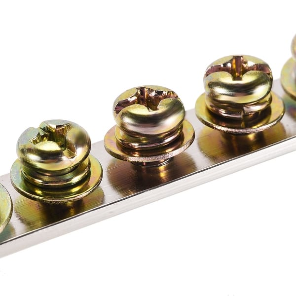 Terminal Block Connector Bar 3-13 Positions Single Row Ground Wire ...