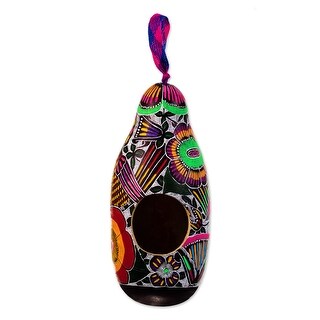 Novica Handmade Home Sweet Home Dried Gourd Birdhouse - Bed Bath ...