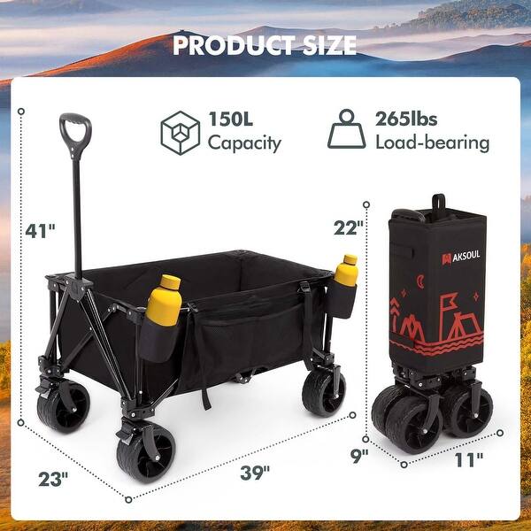 pulling cart with wheels