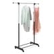 Whitmor Adjustable Garment Rack - Rolling - Black and Chrome - Bed Bath ...