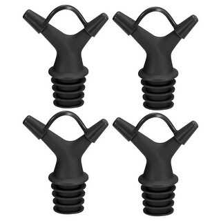 Silicone Bottle Pourers,4Pcs Pourer Stopper for Vinegar - 70mm - Bed ...