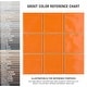 Merola Tile Twist Square Orange Sunset 11-3/4" x 11-3/4" Ceramic Wall ...