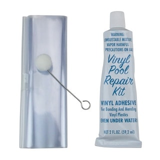 6 Blue and White Multi-Use Repair Kit for Swimming Pools and ...