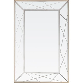 Champagne Finish Wall Mirror - Black - Bed Bath & Beyond - 39507275