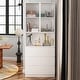 Modular Buffet and Display Cabinet - Modular Design in Pristine White ...