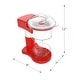 Shaved Ice Maker- Countertop Electric Ice Shaver/Chipper with Cup by ...