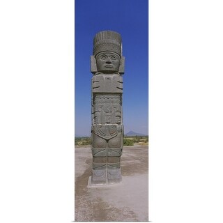 "Statues in a temple, Atlantes Statues, Tula, Mexico" Poster Print ...