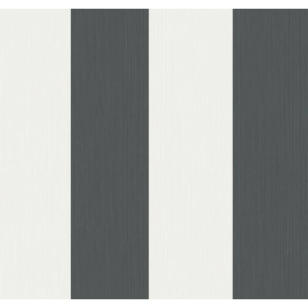Seabrook Designs Dylan Striped Stringcloth Unpasted Wallpaper - Bed ...