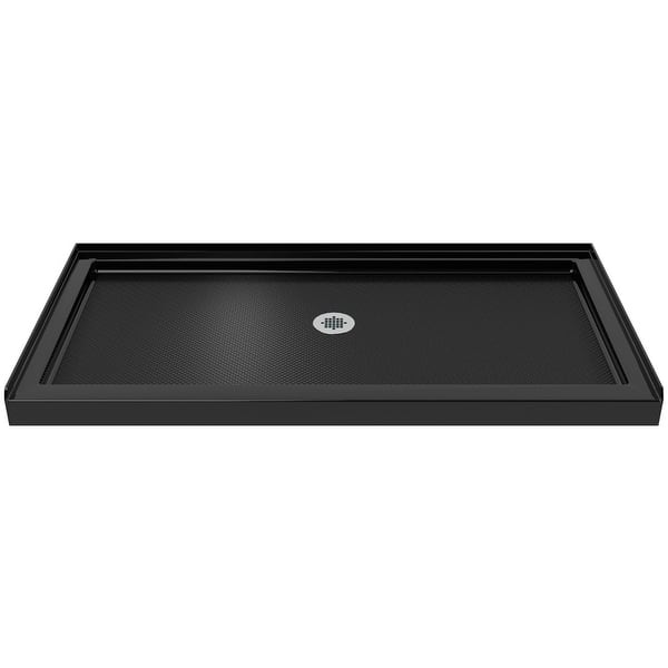 DreamLine SlimLine 34" x 60" Shower Base with 3-1/4" Center Drain - Bed ...