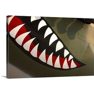 "Teeth painted on aircraft" Canvas Wall Art - Bed Bath & Beyond - 16376899