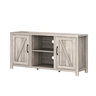 59 Inch Modern Farmhouse Double Doors TV Stand for TVs up to 65 Inches ...