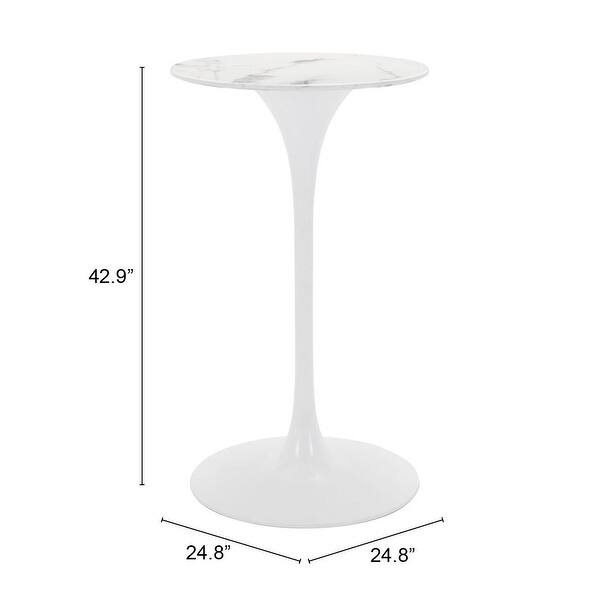 Bilbo Bar Table White - Bed Bath & Beyond - 20565244