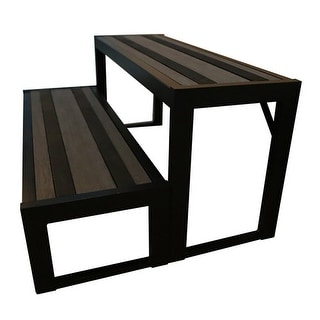 30 in. Elite 2-Tier Metal Step in Coastal - Bed Bath & Beyond - 33285865