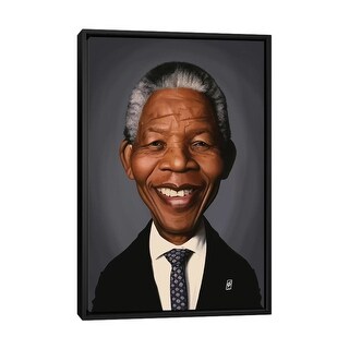 iCanvas "Nelson Mandela" by Rob Snow Framed Canvas Print - Bed Bath ...