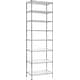 8-Tier Wire Shelving Unit Adjustable Steel Wire Rack Shelving - Bed ...