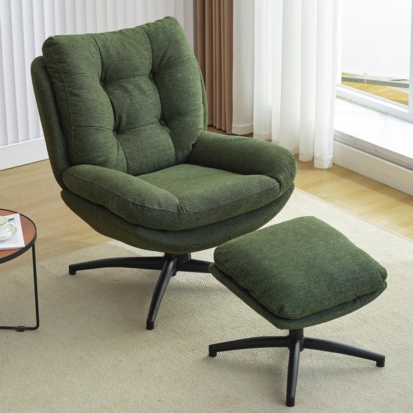 Swivel Accent Chair with Ottoman Rocker Chairs Ottoman Set Rocking ...