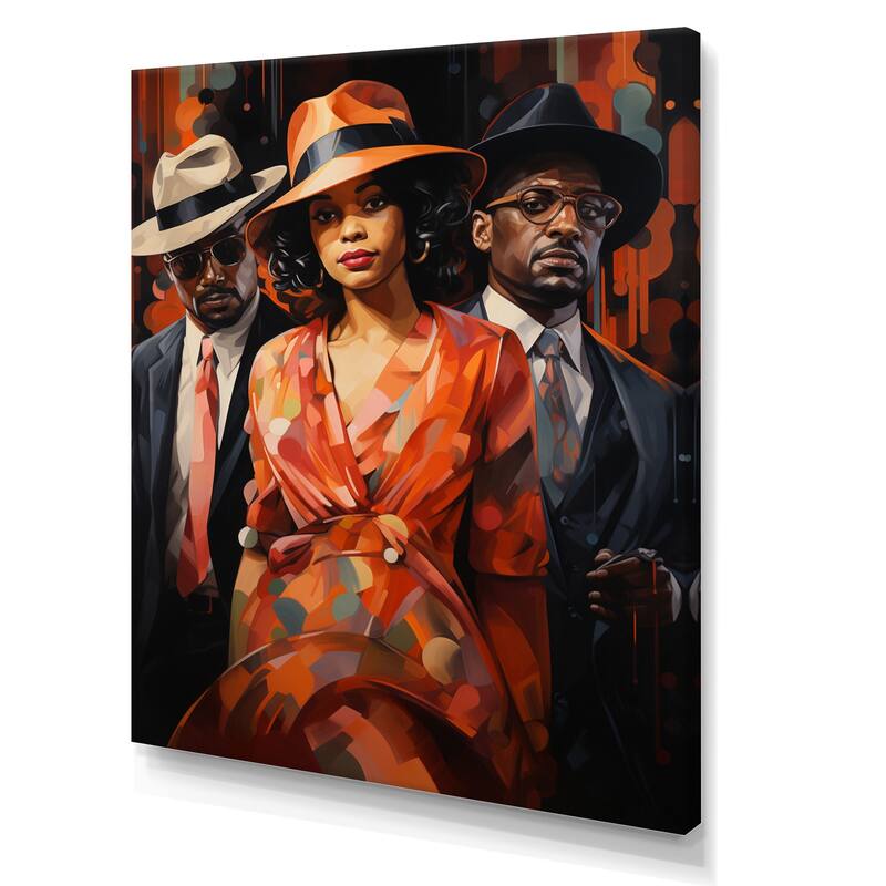 Designart "Harlem Renaissance Celebration I" Harlem Renaissance Canvas ...