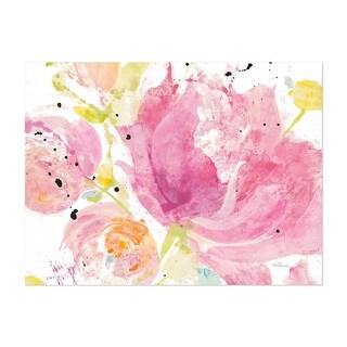 Spring Abstracts Florals II with Black Illustrations Art Print/Poster ...
