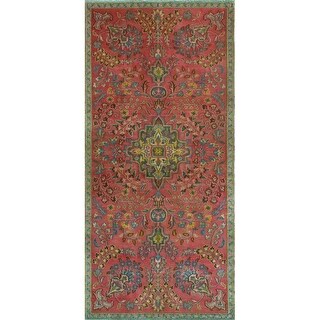 Fine Vintage Distressed Tuuba Rust/Grey Runner - 2'6" x 5'8" - Bed Bath ...