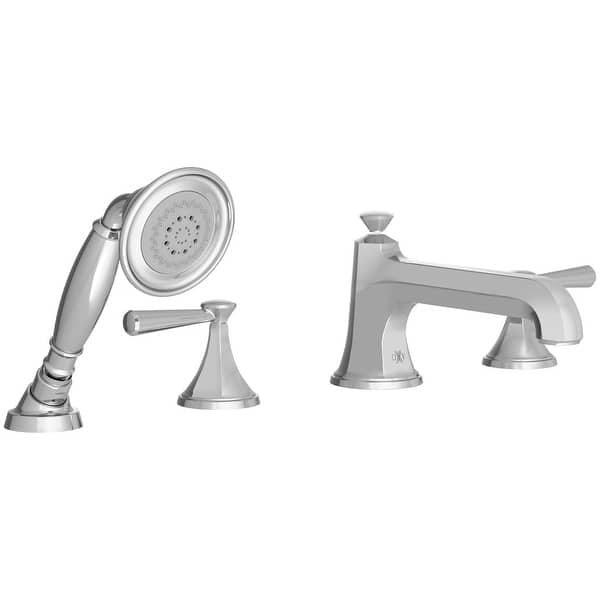 DXV Fitzgerald Deck Mounted Roman Tub Filler with Built-In Diverter ...
