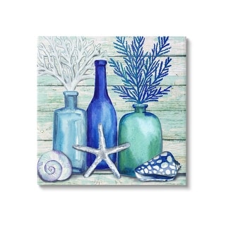 Stupell Nautical Vases & Shells Canvas Wall Art design by Elena ...