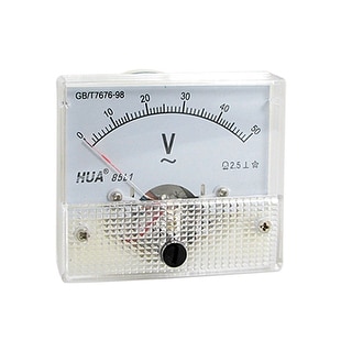 85L1 AC 0-50V Rectangle Analog Voltmeter Panel Meter Gauge - AC 0-50V ...