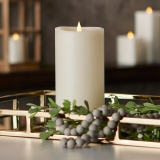 Classic Motion Flameless Candle 4x6 Ivory, Remote Control with Timer ...